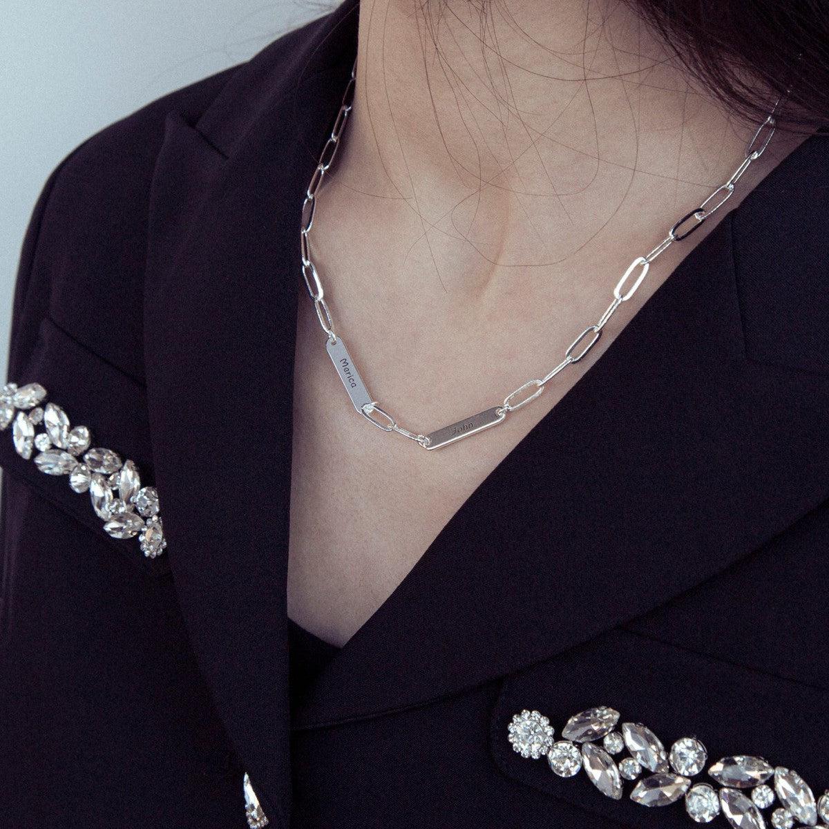 Custom Multiple Name Necklace Chain – Zeek Creative Shop