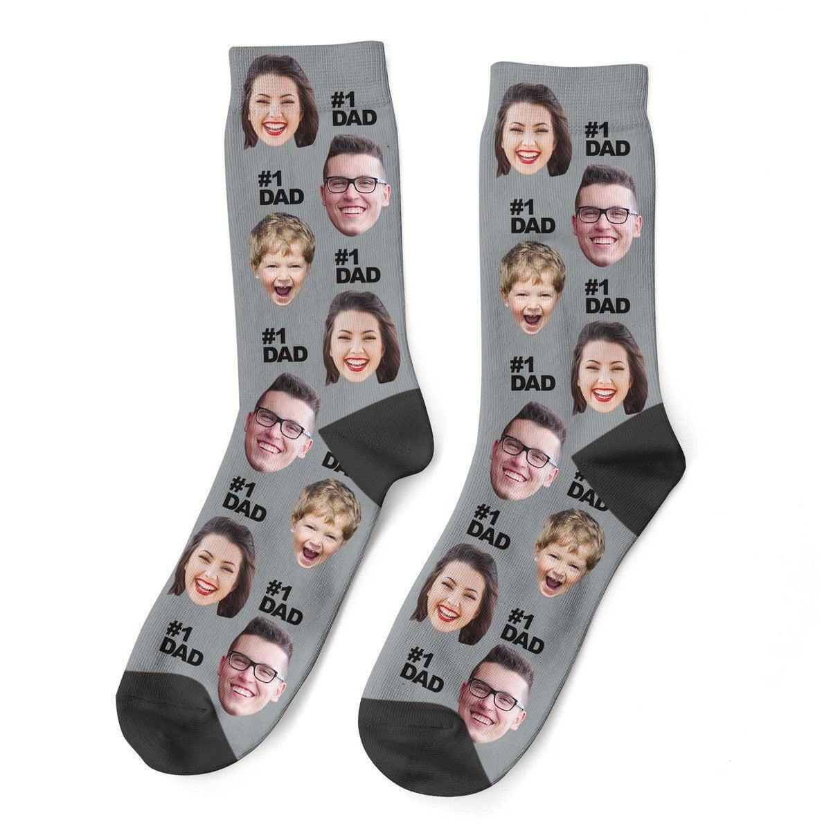 Custom #1 Dad Socks – Zeek Creative Shop