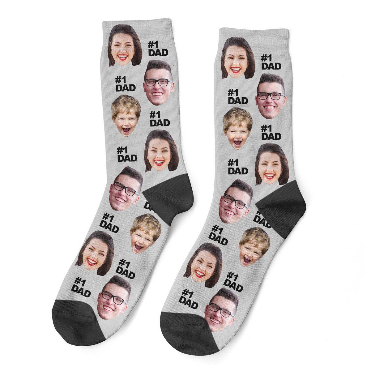 Custom #1 Dad Socks – Zeek Creative Shop