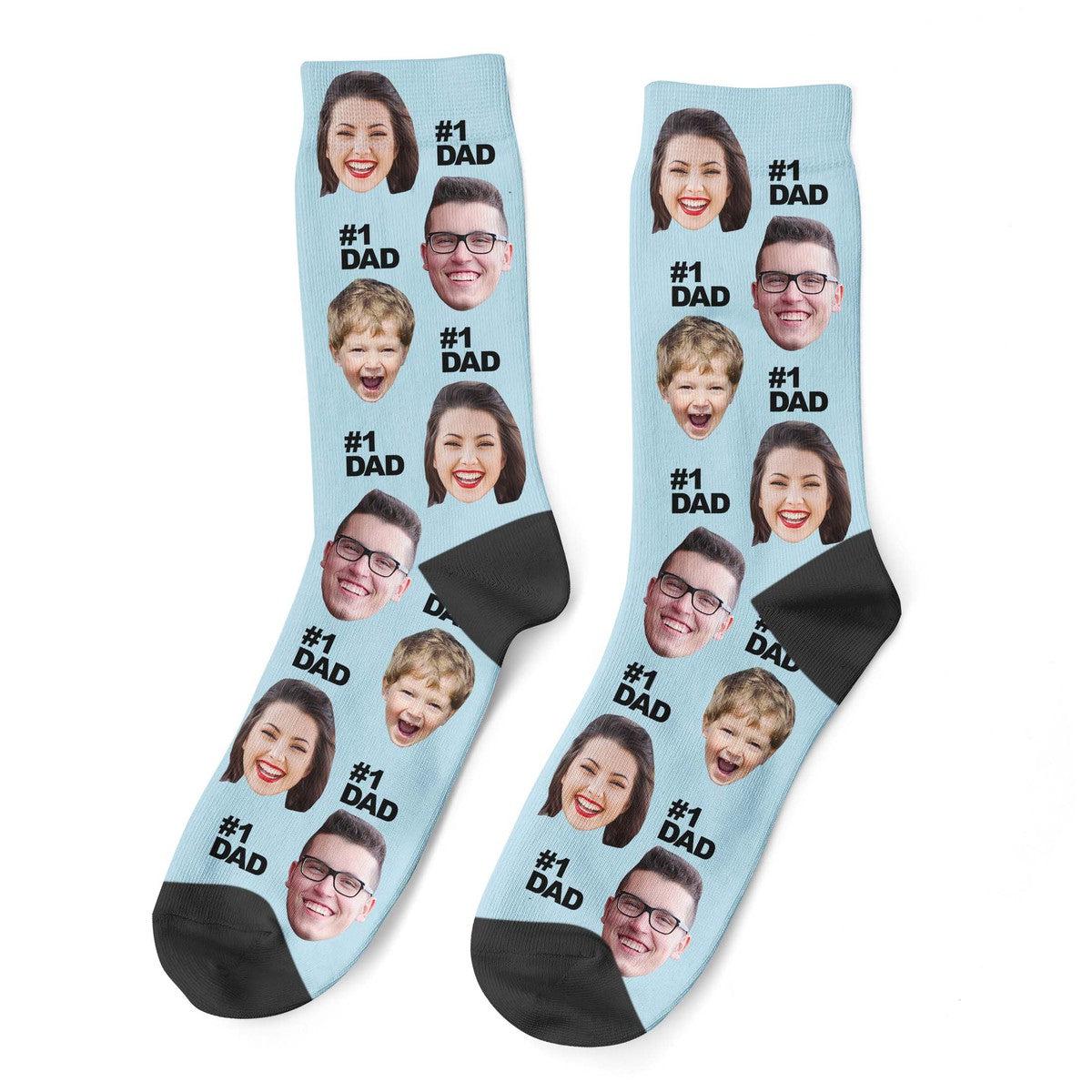 Custom #1 Dad Socks – Zeek Creative Shop