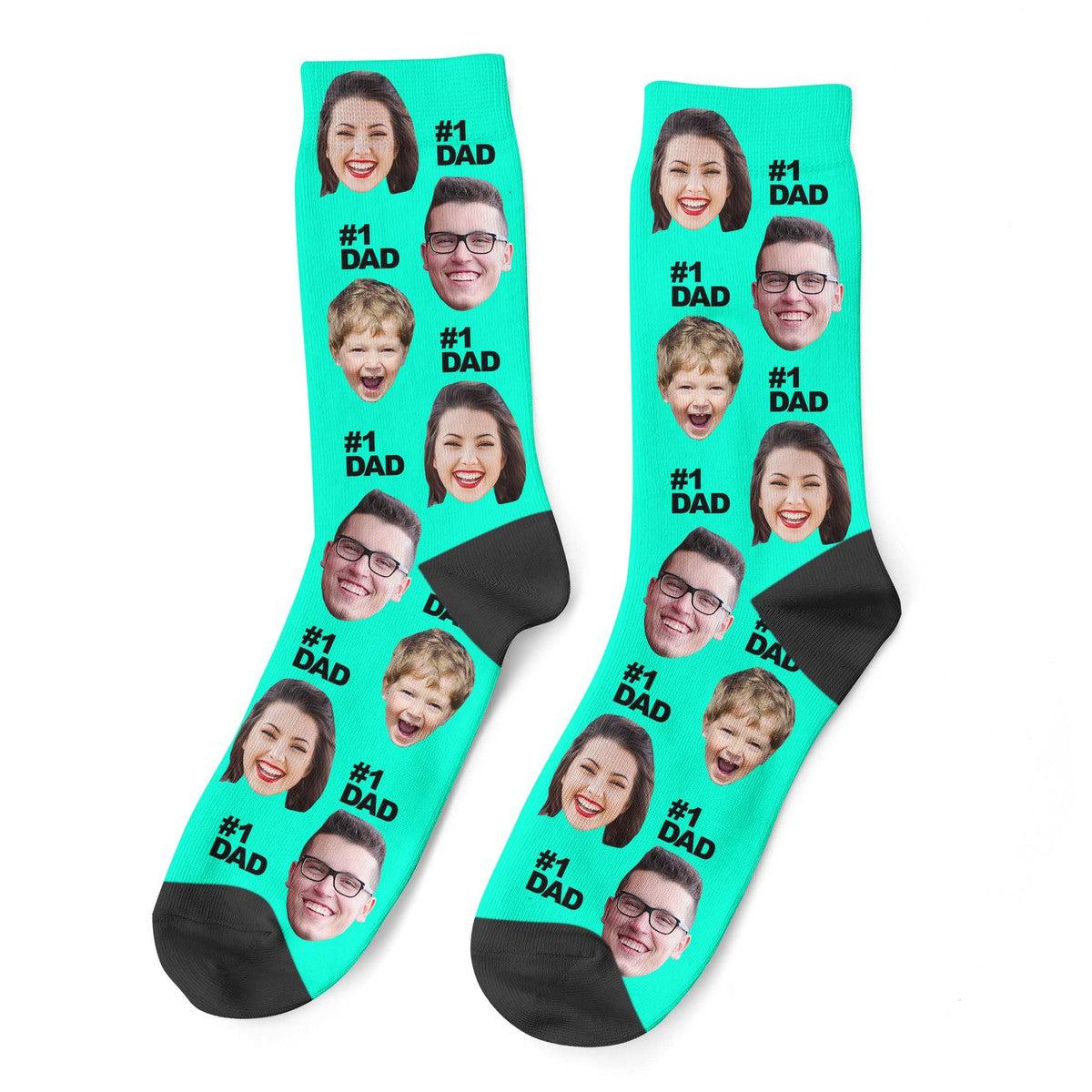 Custom #1 Dad Socks – Zeek Creative Shop