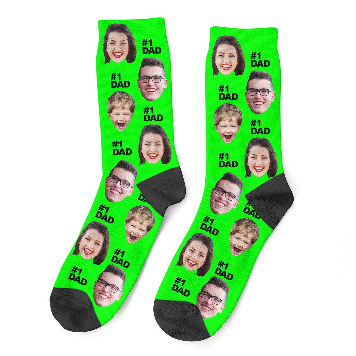 Custom #1 Dad Socks – Zeek Creative Shop