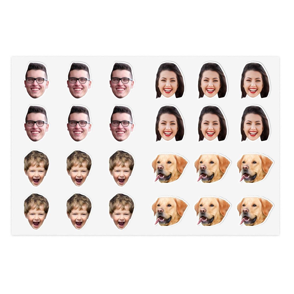 Custom Face Stickers – Zeek Creative Shop