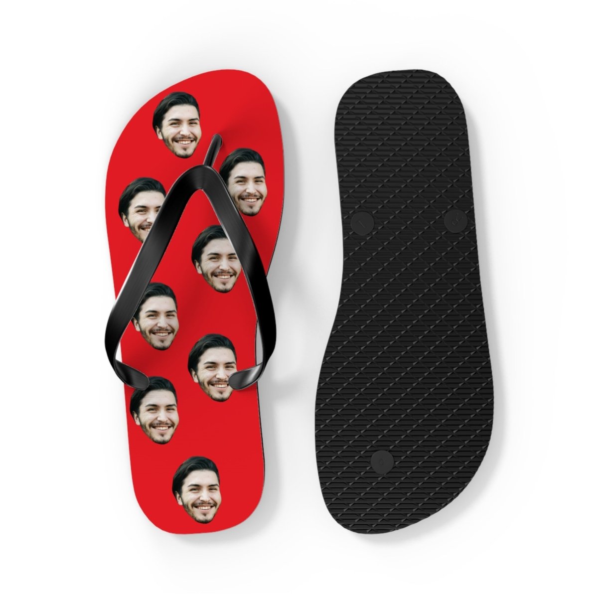 Groomsmen Face Flip Flops Fun Personalized Wedding Footwear – Zeek ...