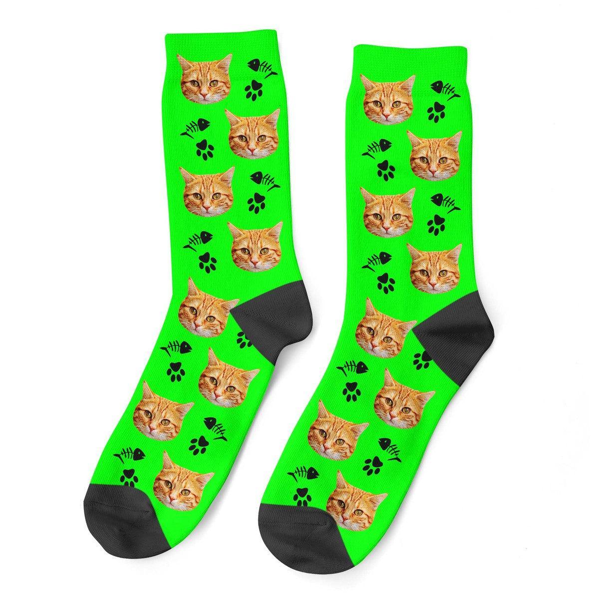 Custom Cat Socks – Zeek Creative Shop