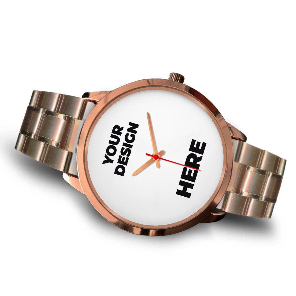 Custom Designed Rose Gold Watch – Zeek Creative Shop