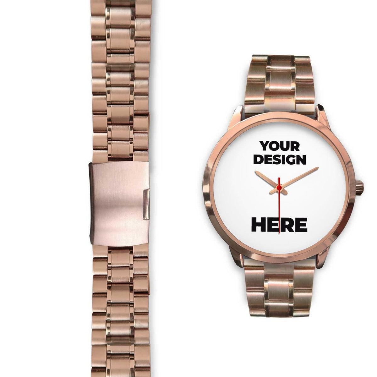 Custom Designed Rose Gold Watch – Zeek Creative Shop