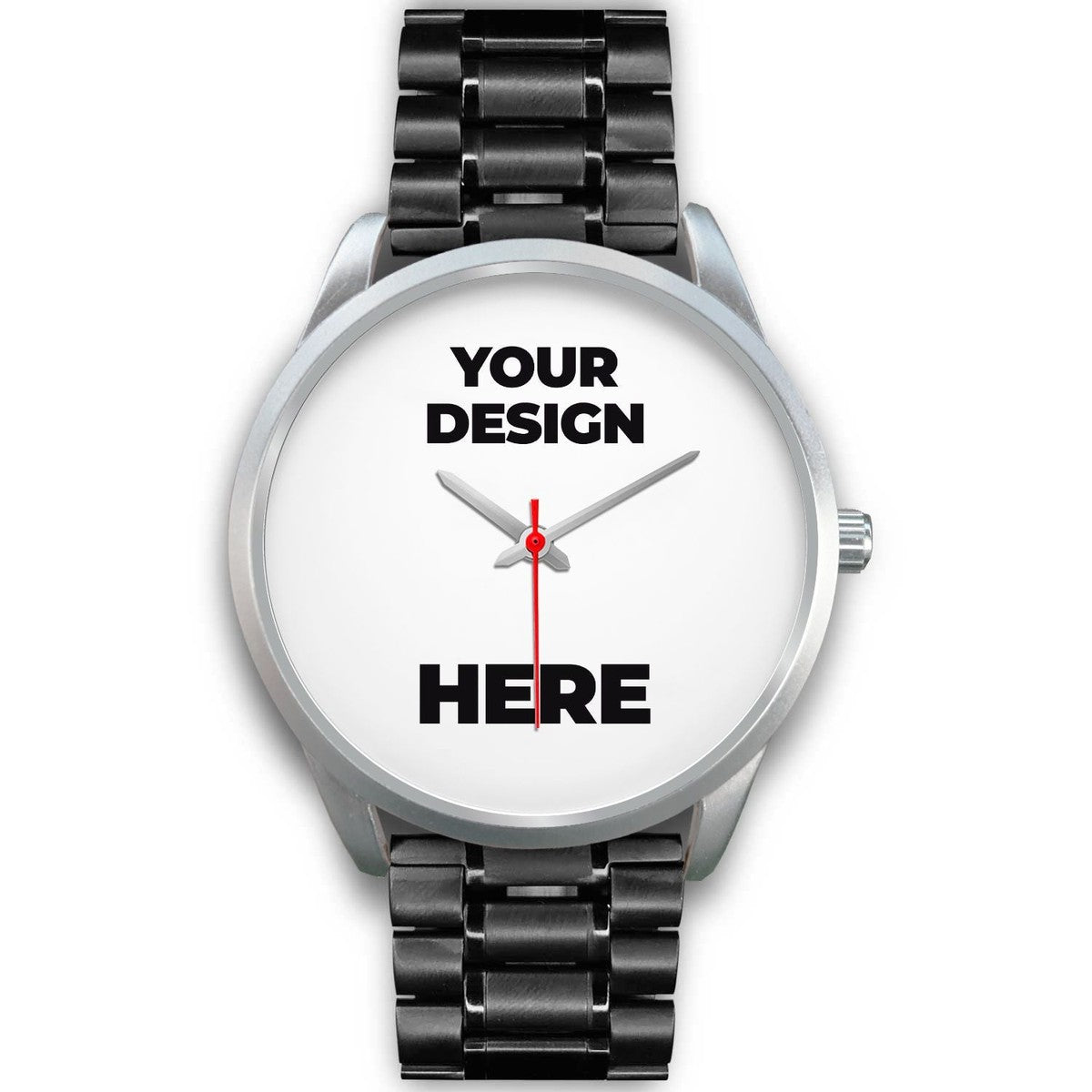 Custom Designed Silver Watch – Zeek Creative Shop